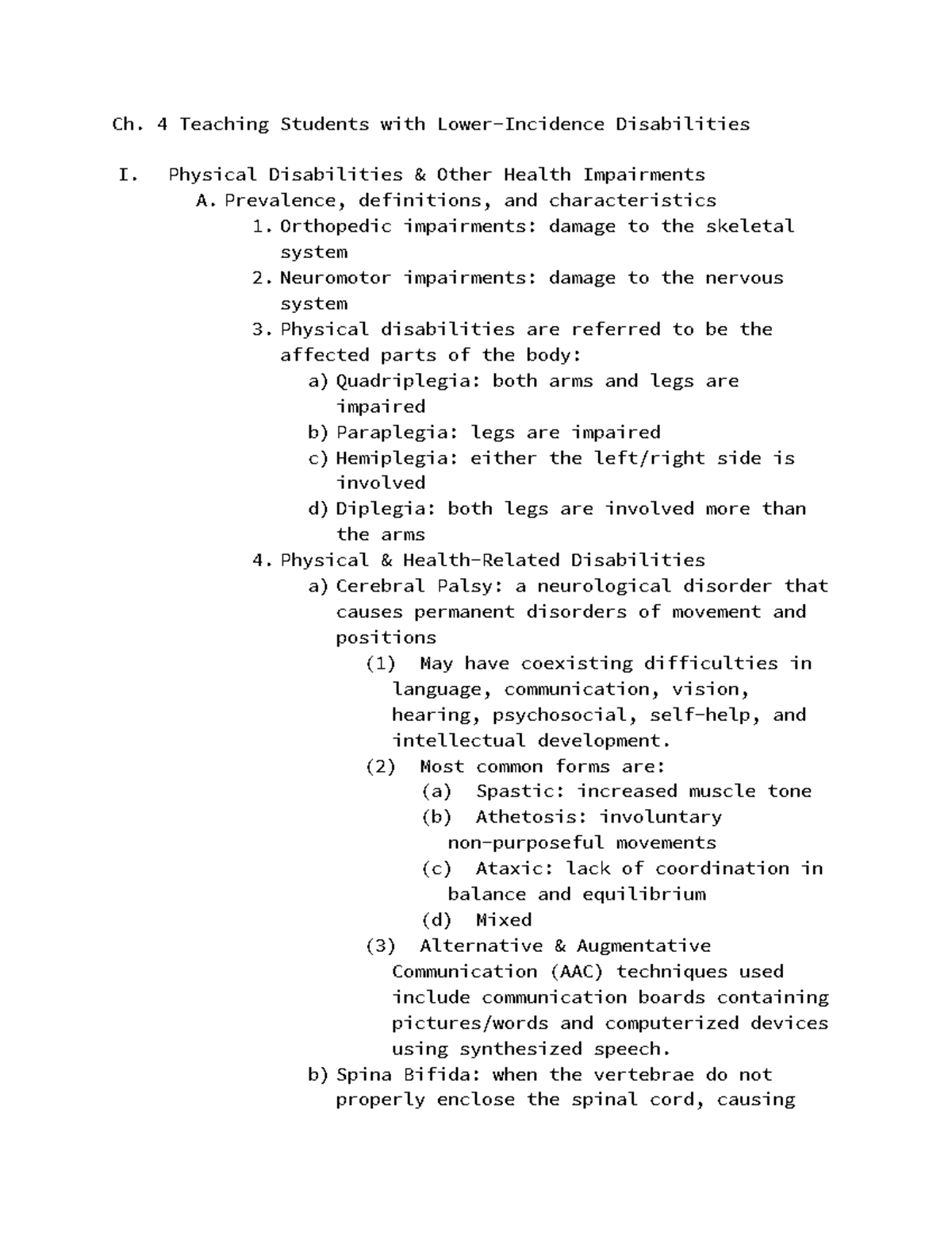 Ch. 4 Book Notes - Based on class powerpoint and textbook. - Ch. 4 ...