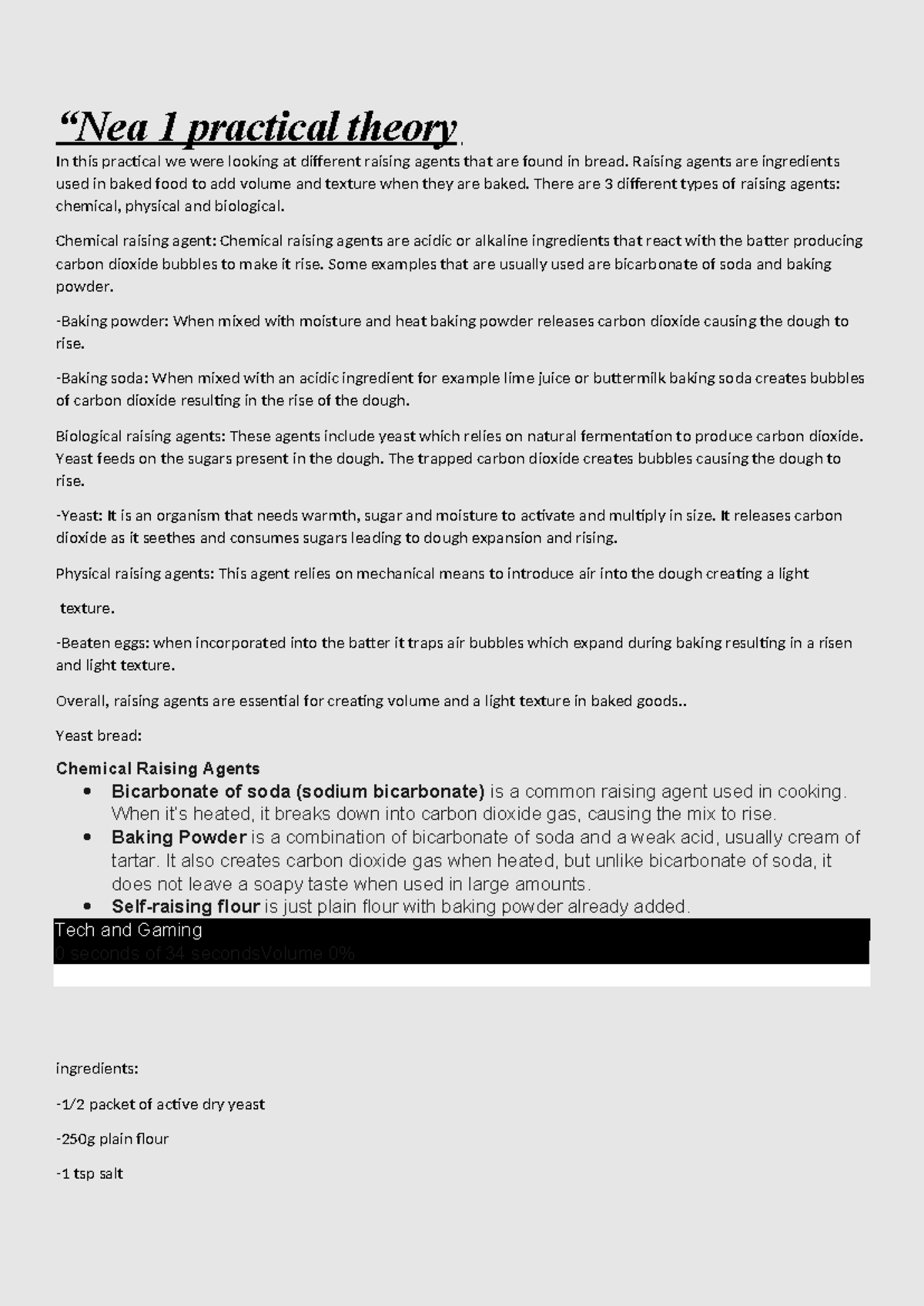 Coursework - none - “Nea 1 practical theory In this practical we were ...