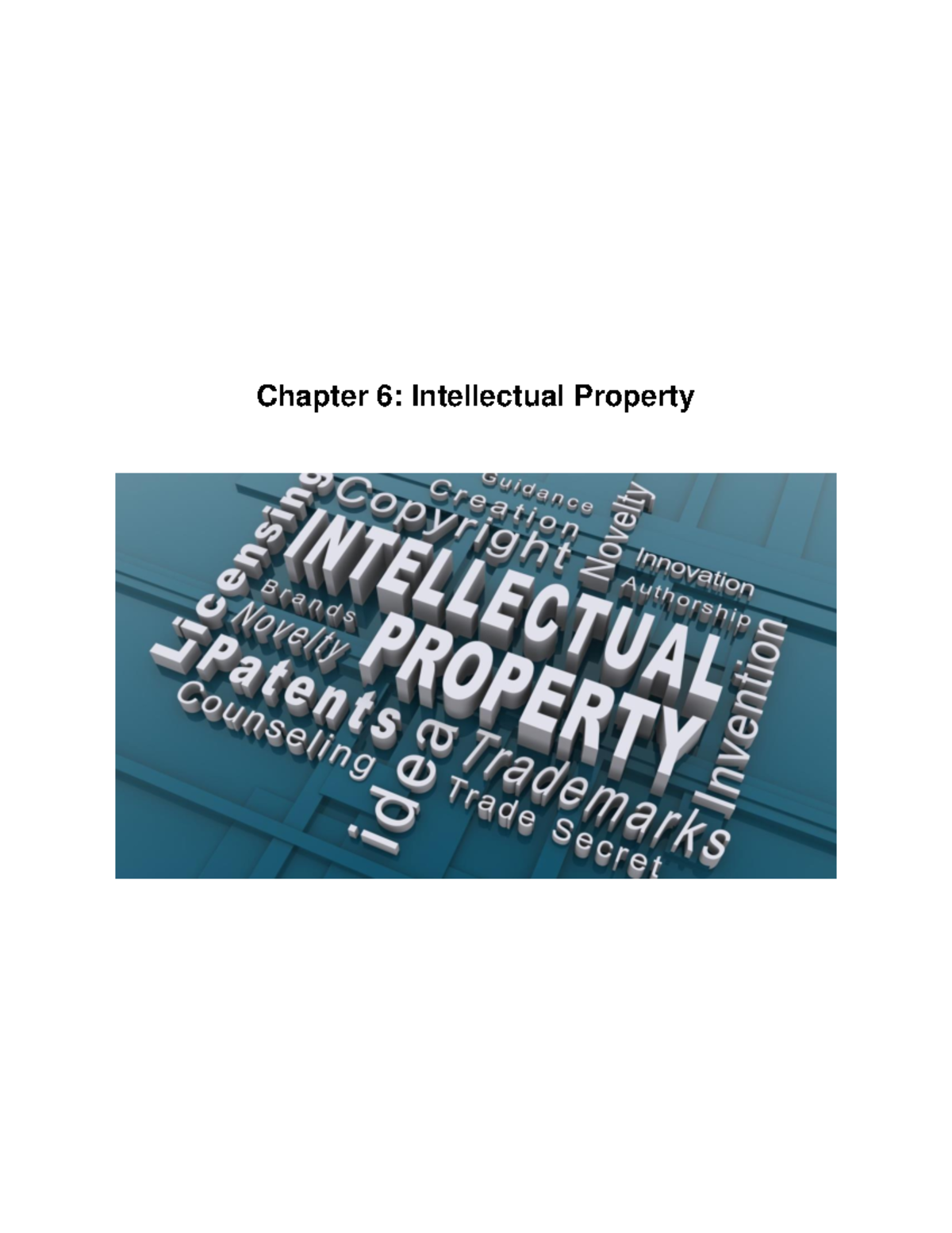 Intellect Property - Chapter 6: Intellectual Property Part 1 What Is Intellectual Property ...