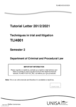 Notice OF BAR Template - IN THE HIGH COURT OF SOUTH AFRICAIN THE HIGH ...