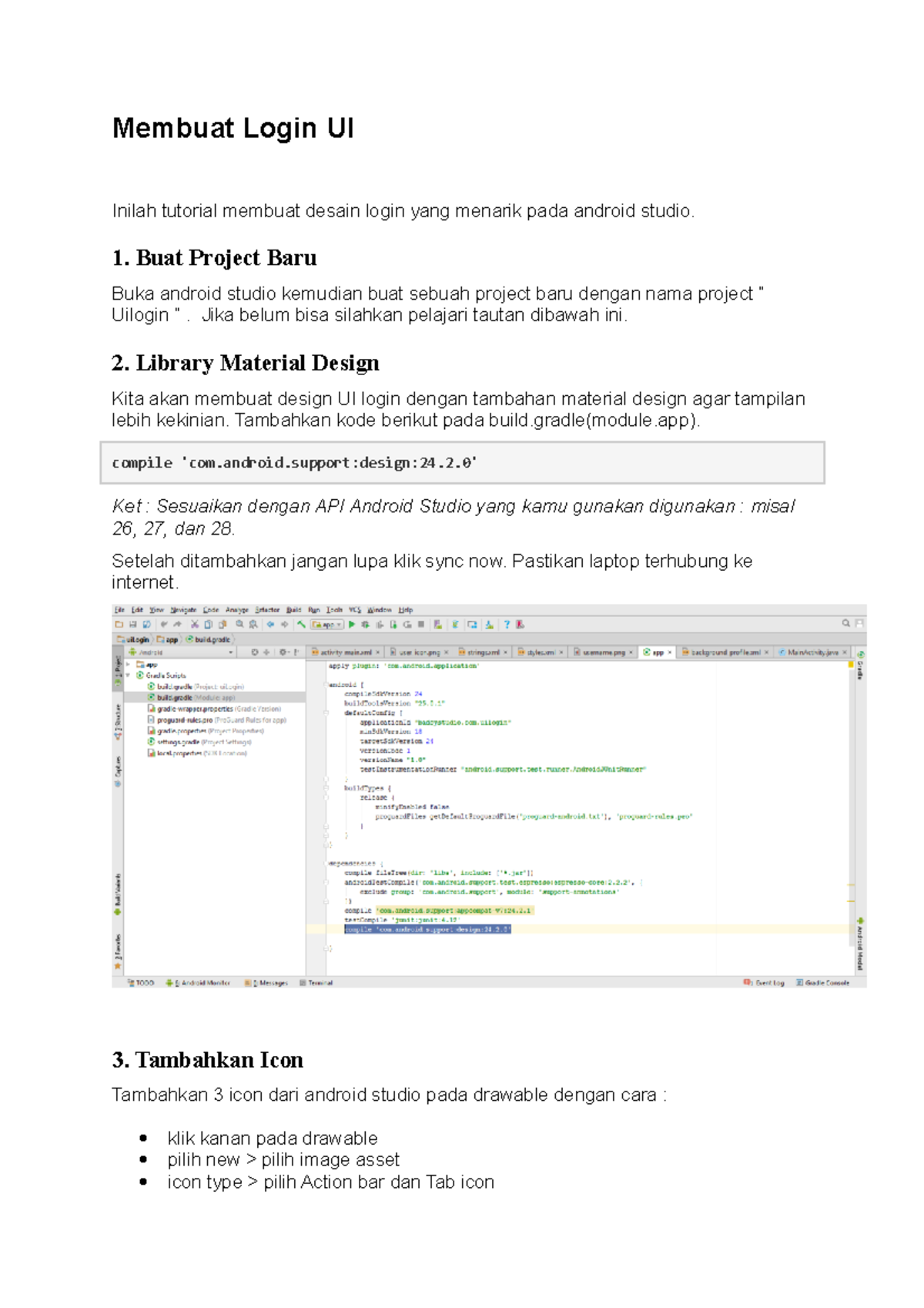 Membuat Login UI - Membuat Login UI Inilah tutorial membuat desain login yang menarik pada ...