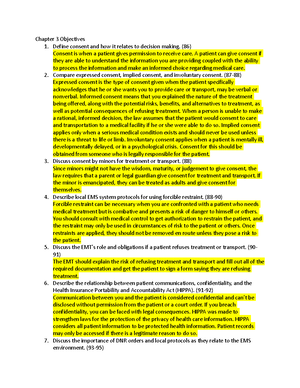 Chapter 4 Objectives - Chapter 4 Objectives 1. Describe the factors and ...