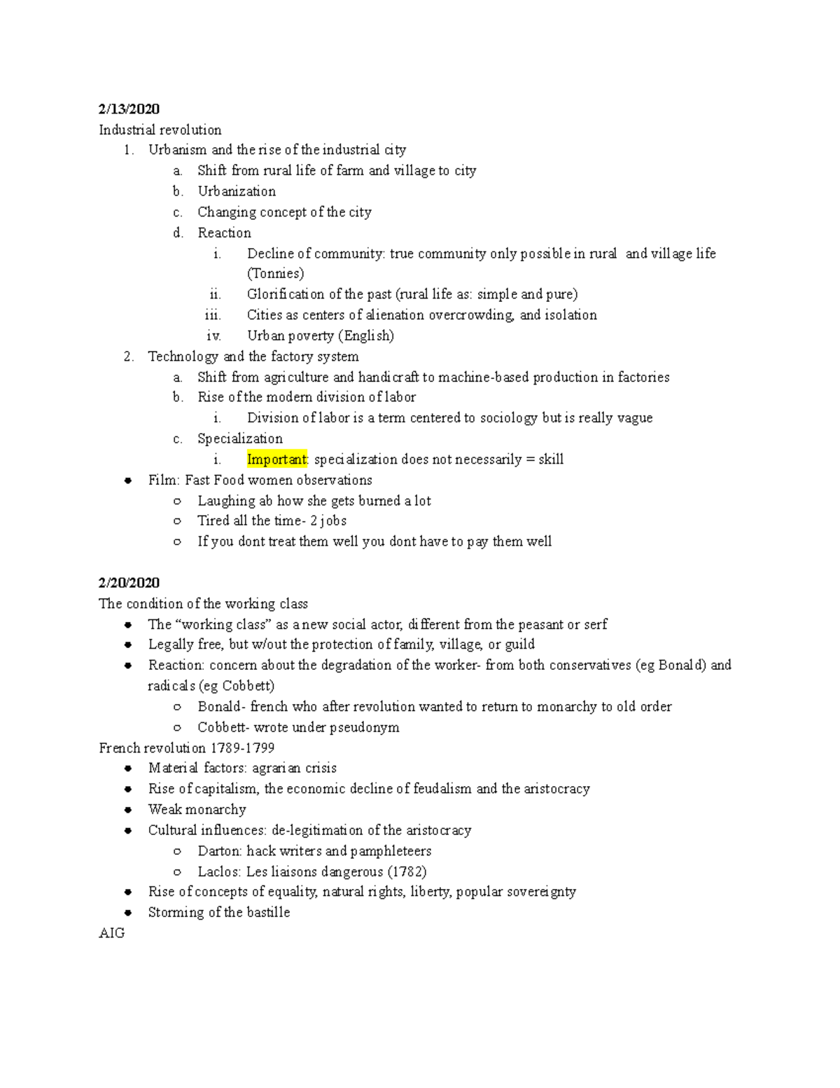 SOCI 312 exam 1 notes - Anne Bowler - ITGL 0292 - Fordham University ...