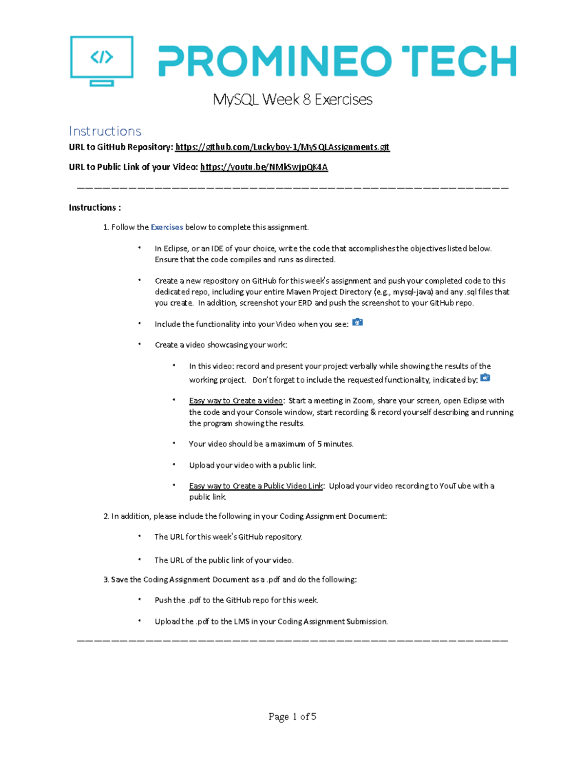 My SQL-Week8 Coding Assignment-5 - Instructions URL to GitHub ...