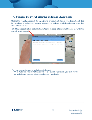 Lab Report Hematology - 1 Copyright Labster ApS 2021 All Rights ...