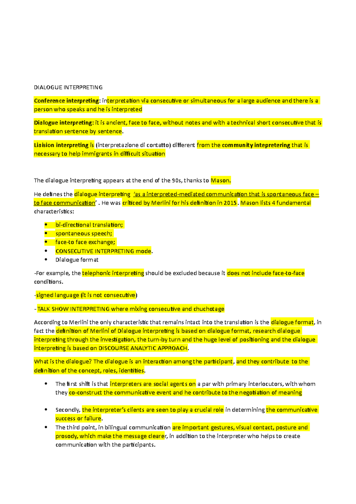 III Saggio completo - DIALOGUE INTERPRETING Conference interpreting ...