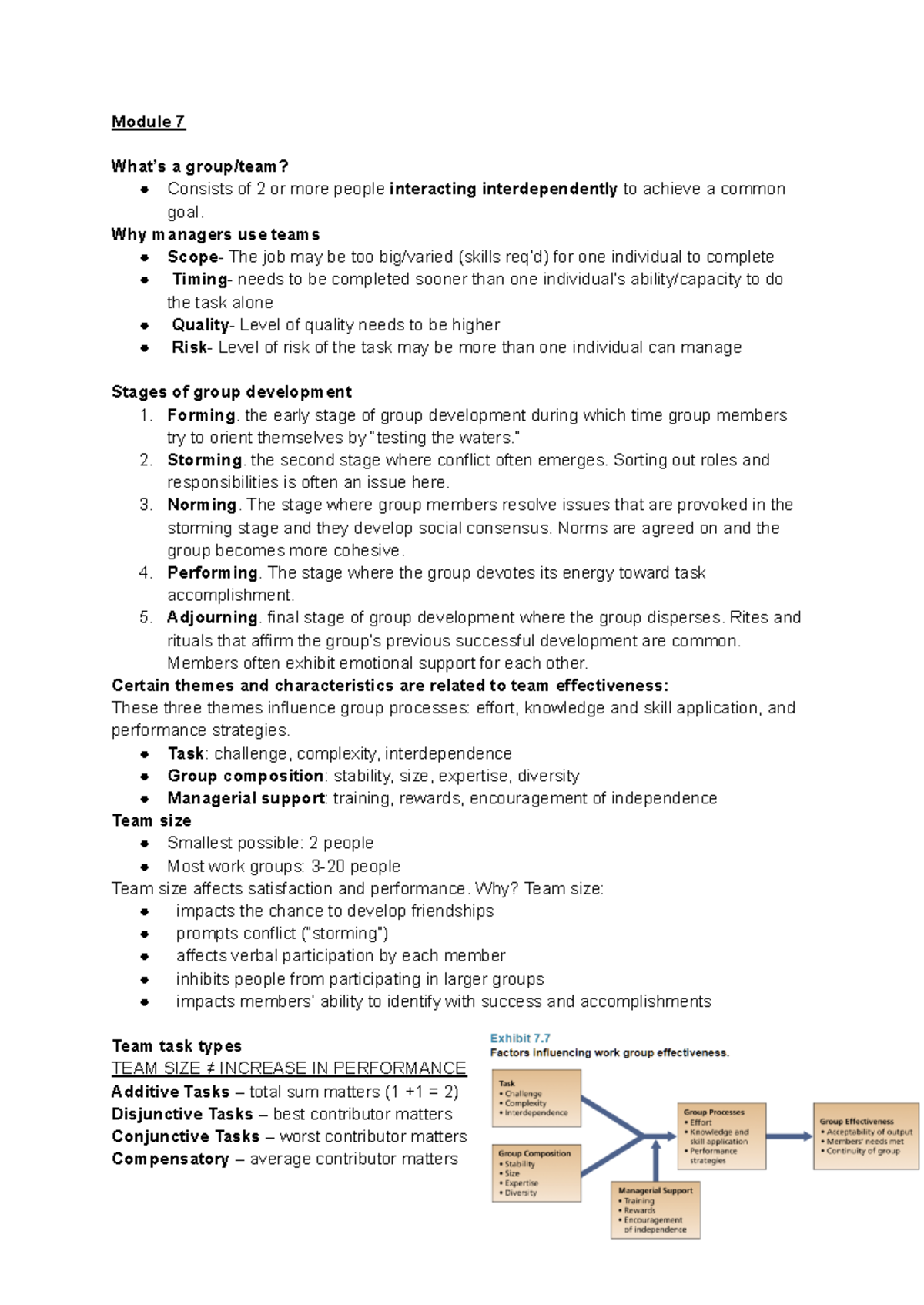 Chmr final cheat sheet - Summary Organizational Behaviour and ...