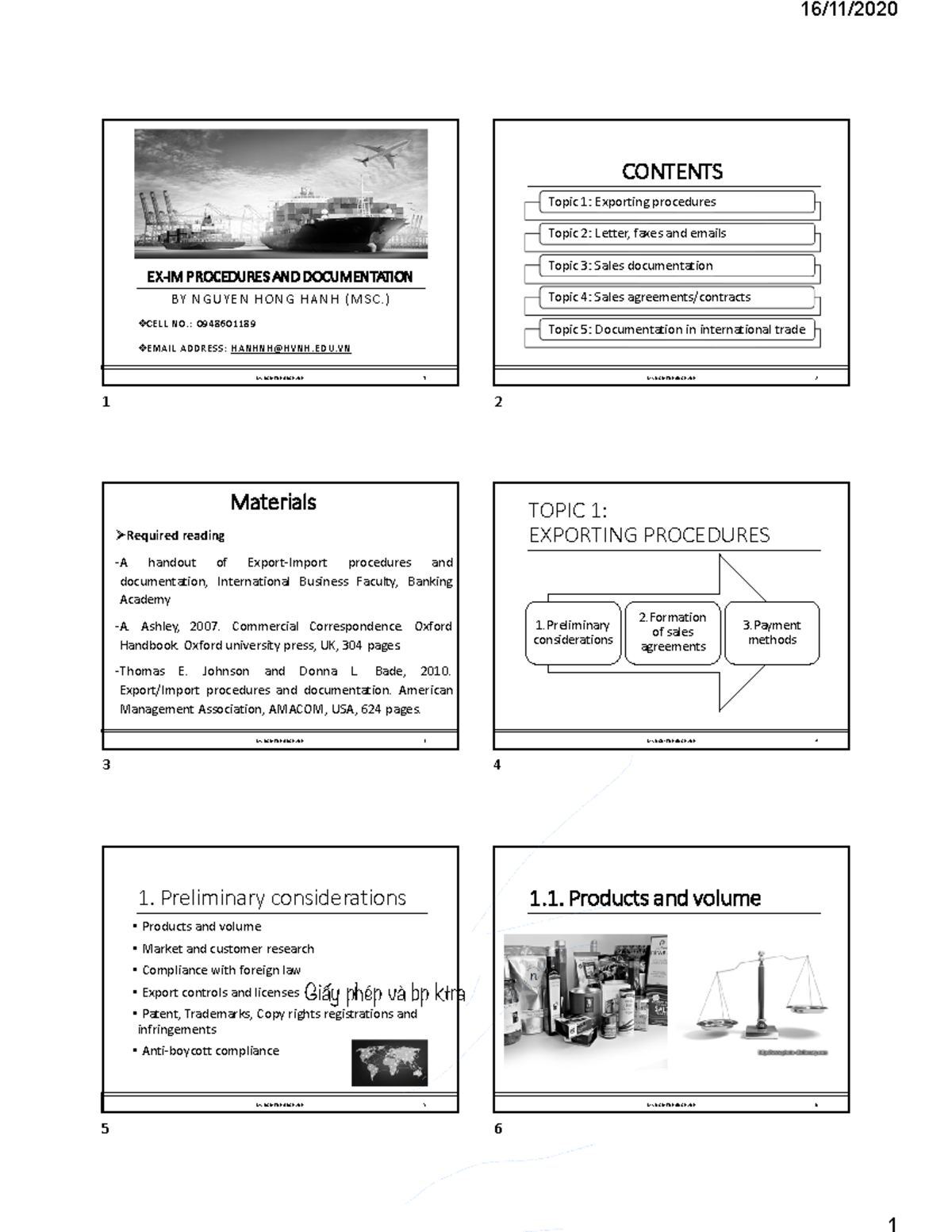 Slide CTTM va Qtxnk - EX-IM PROCEDURES AND DOCUMENTATION BY NGUYEN HONG ...