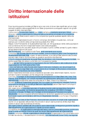 Carta Nazioni Unite - Testo integrale Statuto dell'ONU in italiano ...