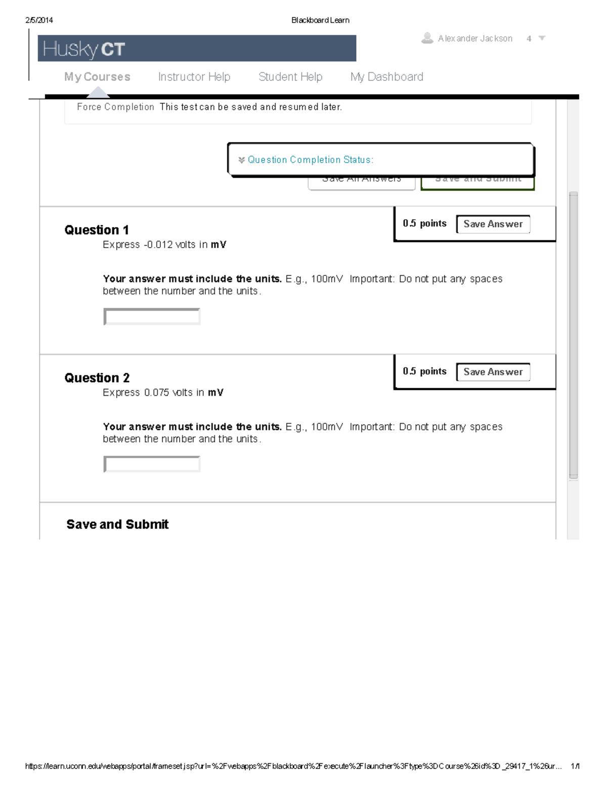 Homework PDFs - 2/5/2014 Blackboard Learn - Studocu