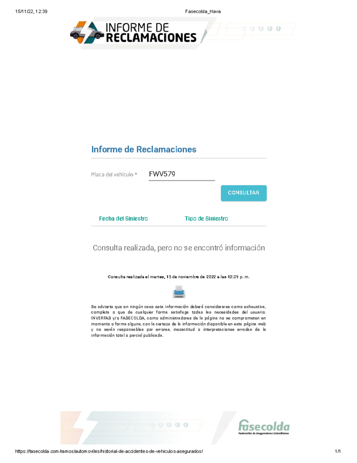 Fasecolda FWV579 - .nlk bkjñ bigvb kjñh ihbf jhjh - 15/11/22, 12:39 ...