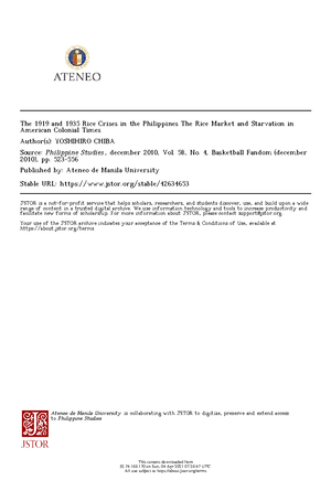 Rrl-main - The final output of the Review of Related Literature. - John ...