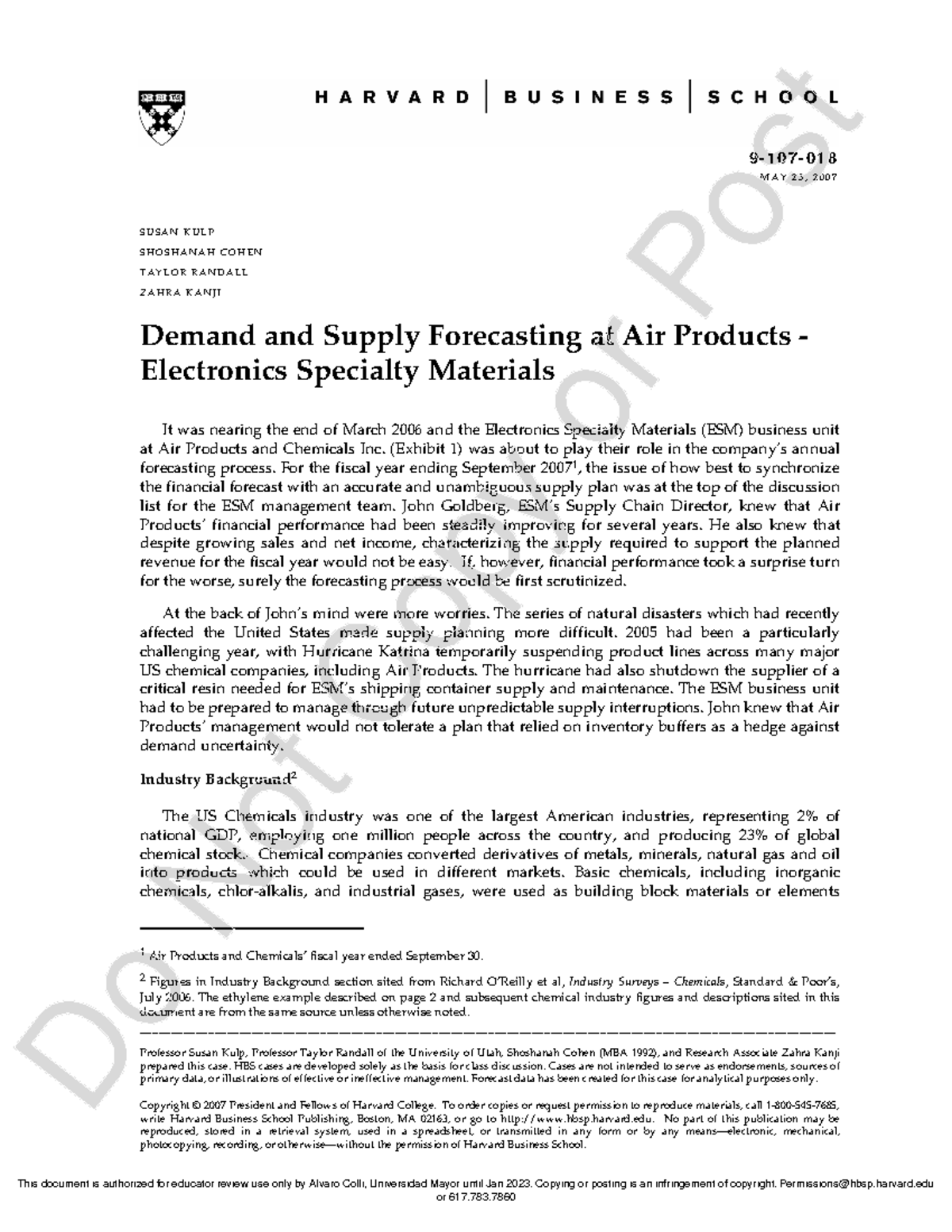 Air forescating - caso de estudio - 9 - 1 0 7 - 0 1 8 M A Y 2 3 , 2 0 0 ...