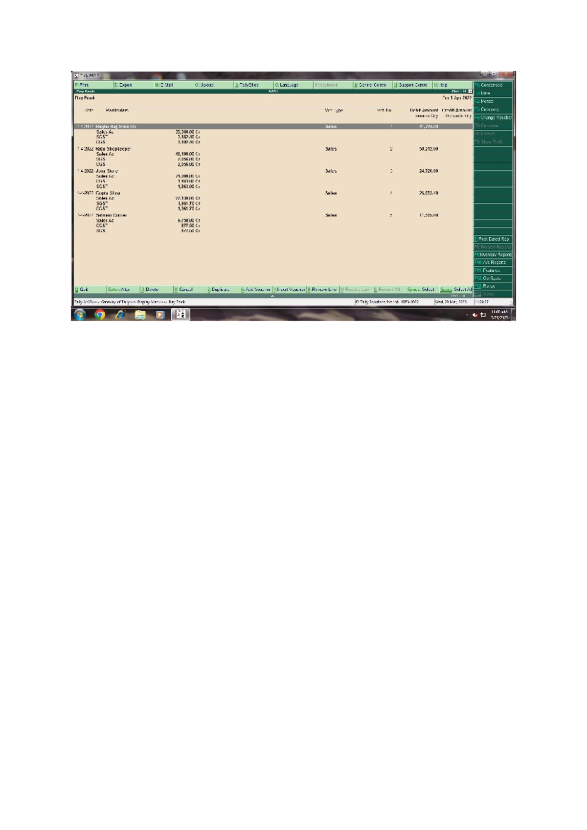 Tally practice 2 sem - Studocu