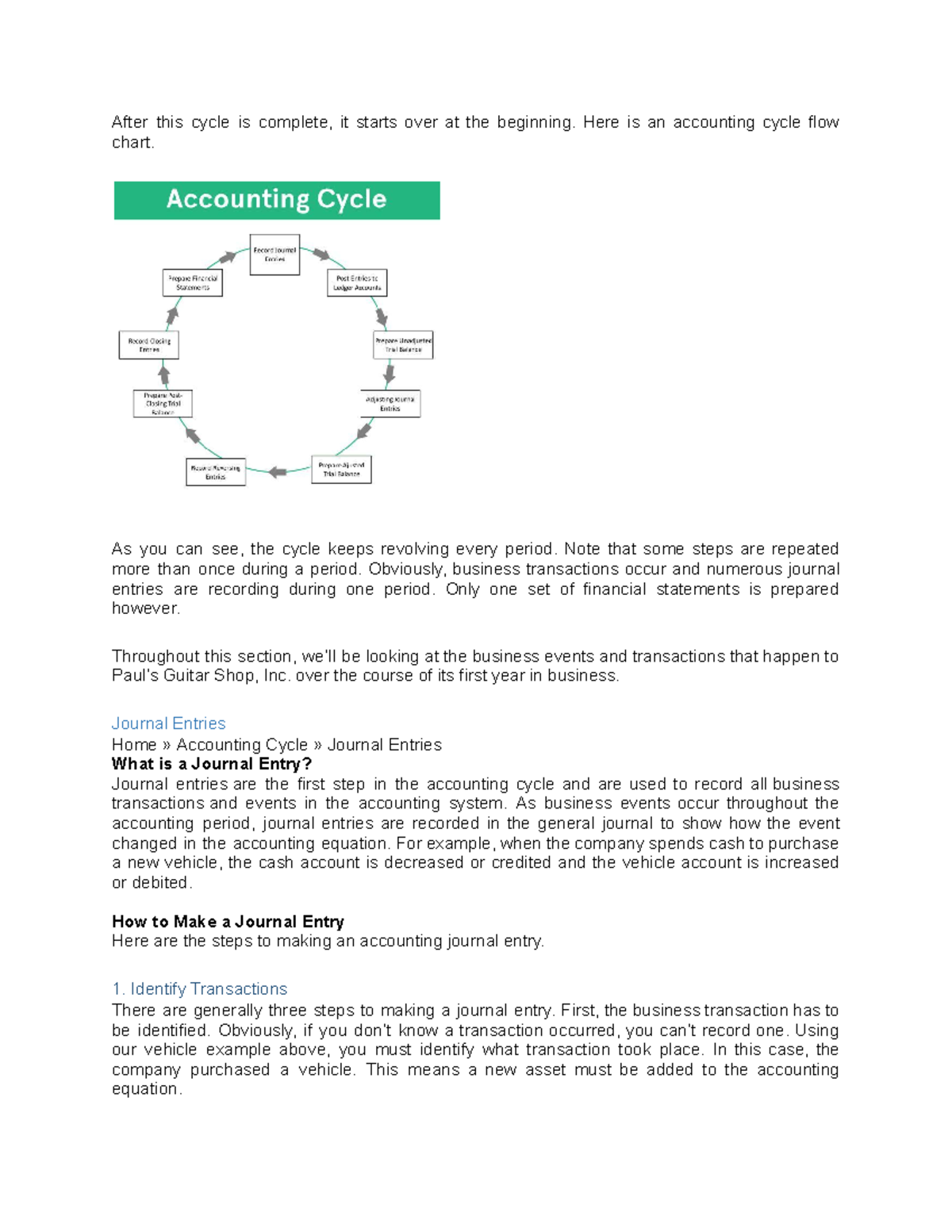 Financial Accounting Lecture Notes-31-40 - After this cycle is complete ...