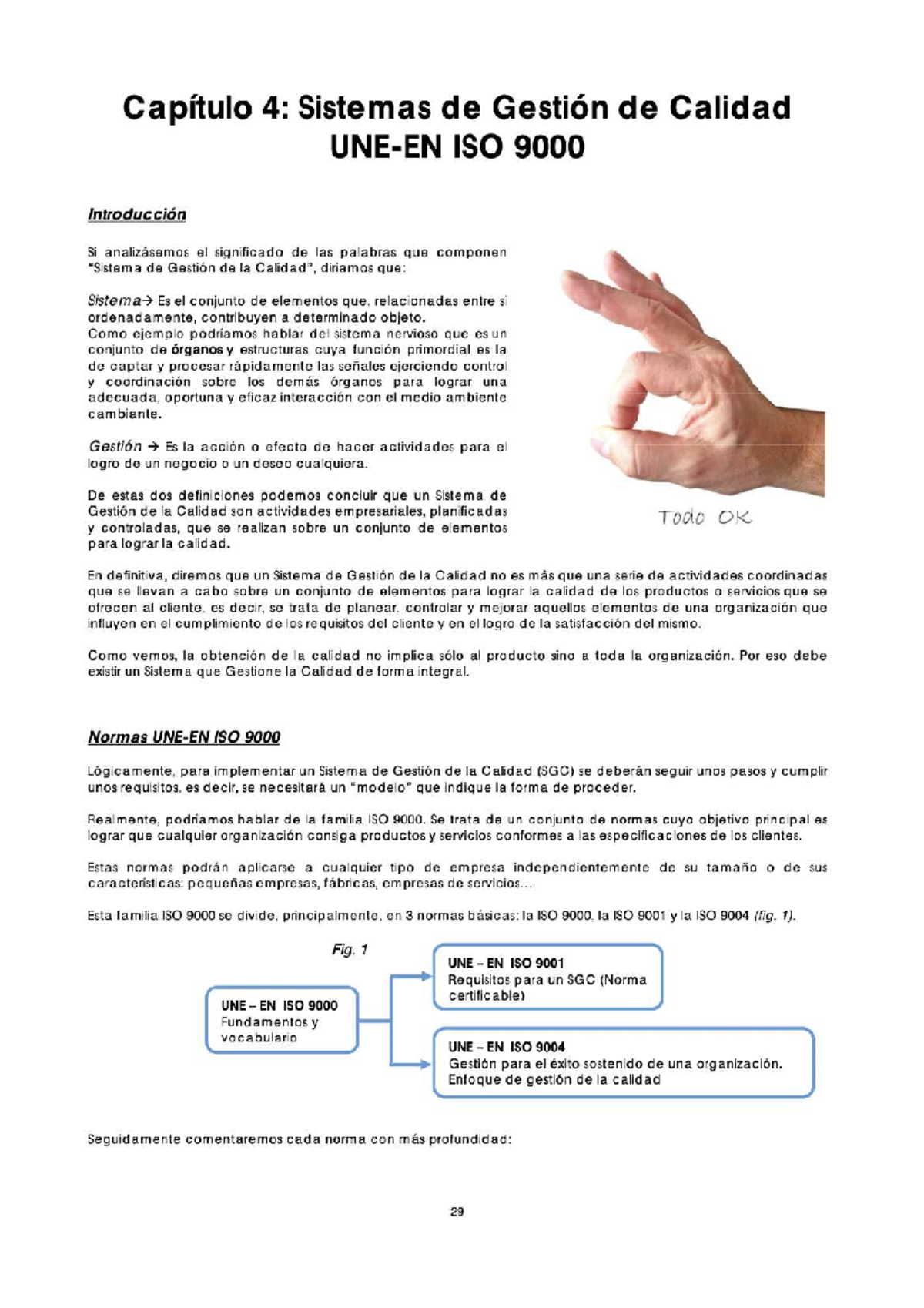 Capítulo 4. Sistemas de gestión de calidad UNE-EN ISO 9000 - Capítulo 4 ...