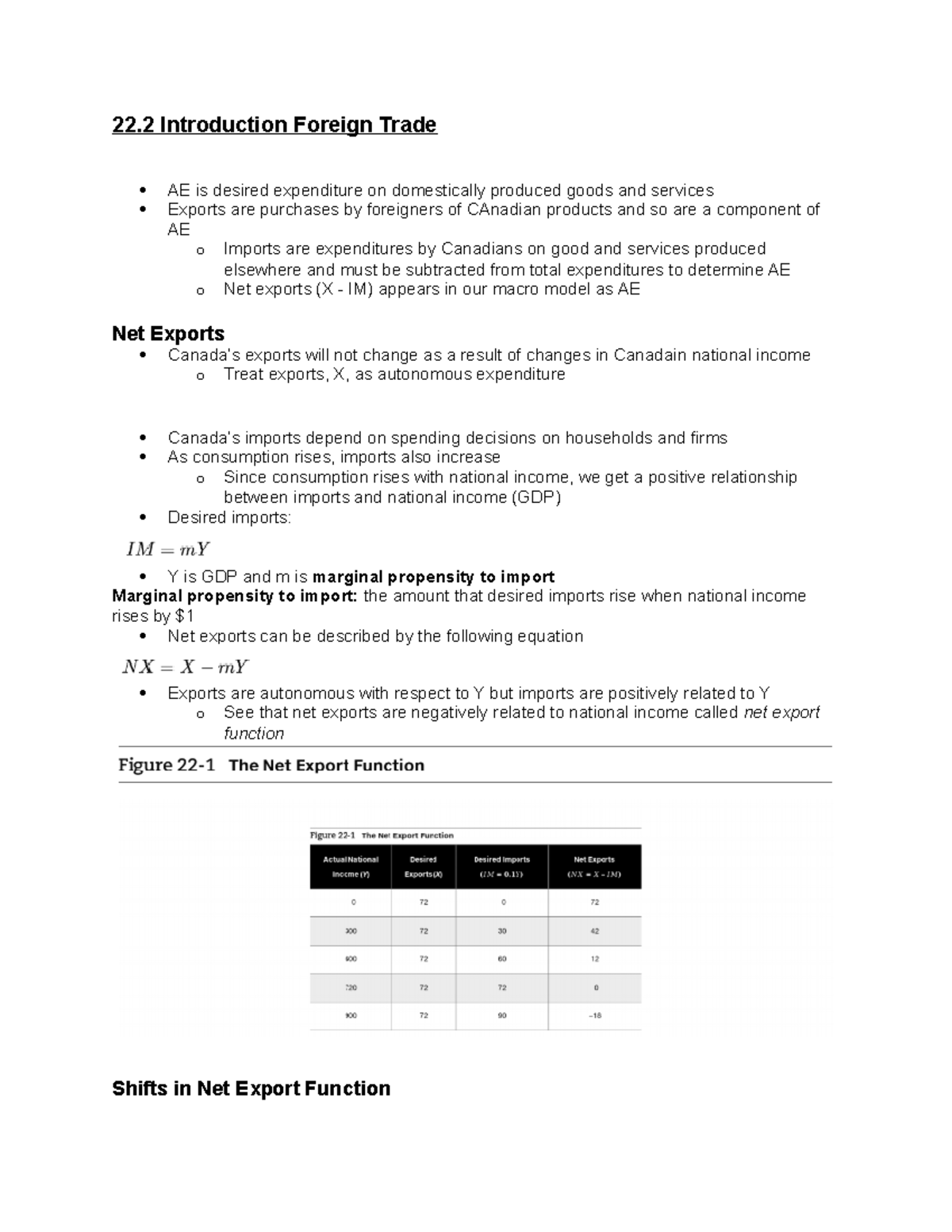 Introduction Foreign Trade - GDP o Booms in U. lead to an increase in ...