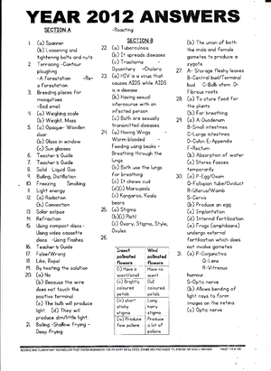 2023 Biology Health Sciences Past Paper - ORDINARY LEVEL NATIONAL ...