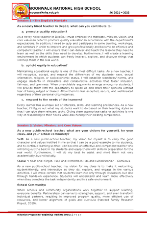 Sample-DLL- Reflection - REMARKS I. REFLECTION A. No. of learners who ...