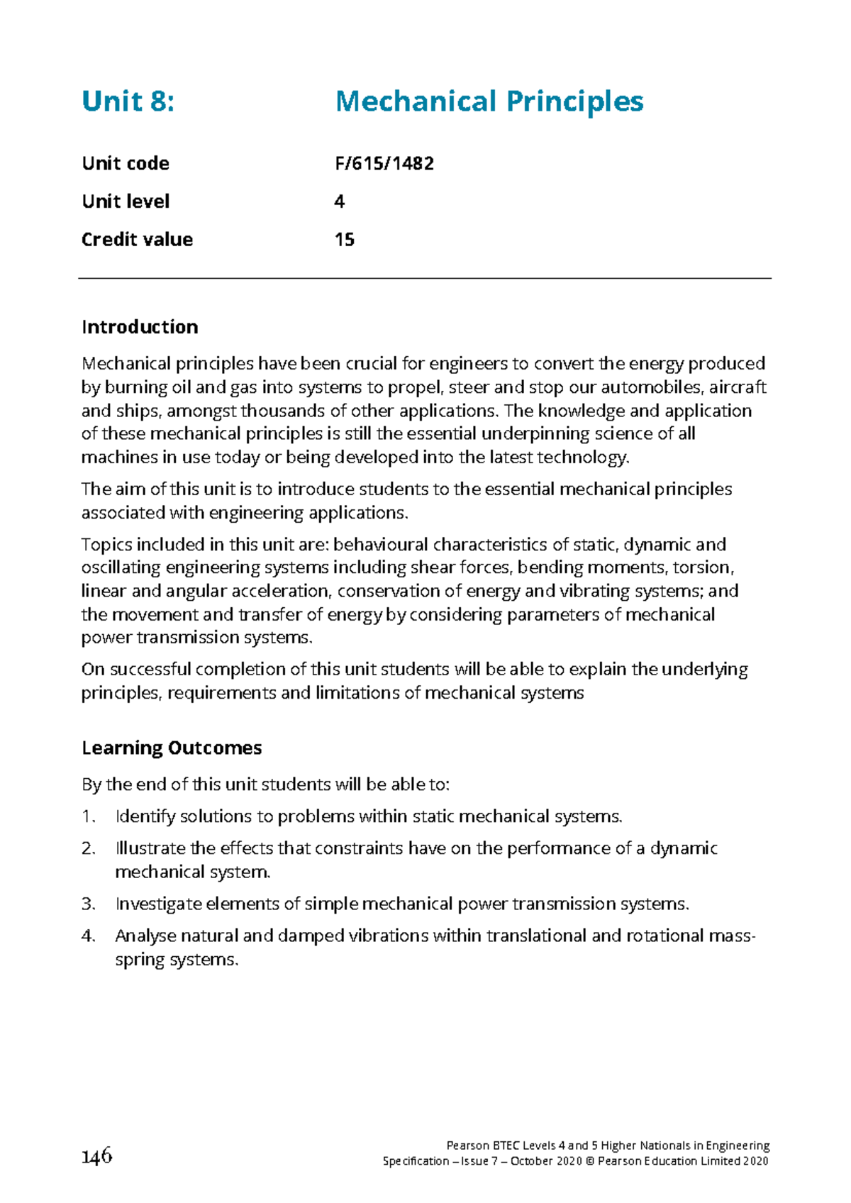 U8-Mechanical-Principles - Pearson BTEC Levels 4 and 5 Higher Nationals ...