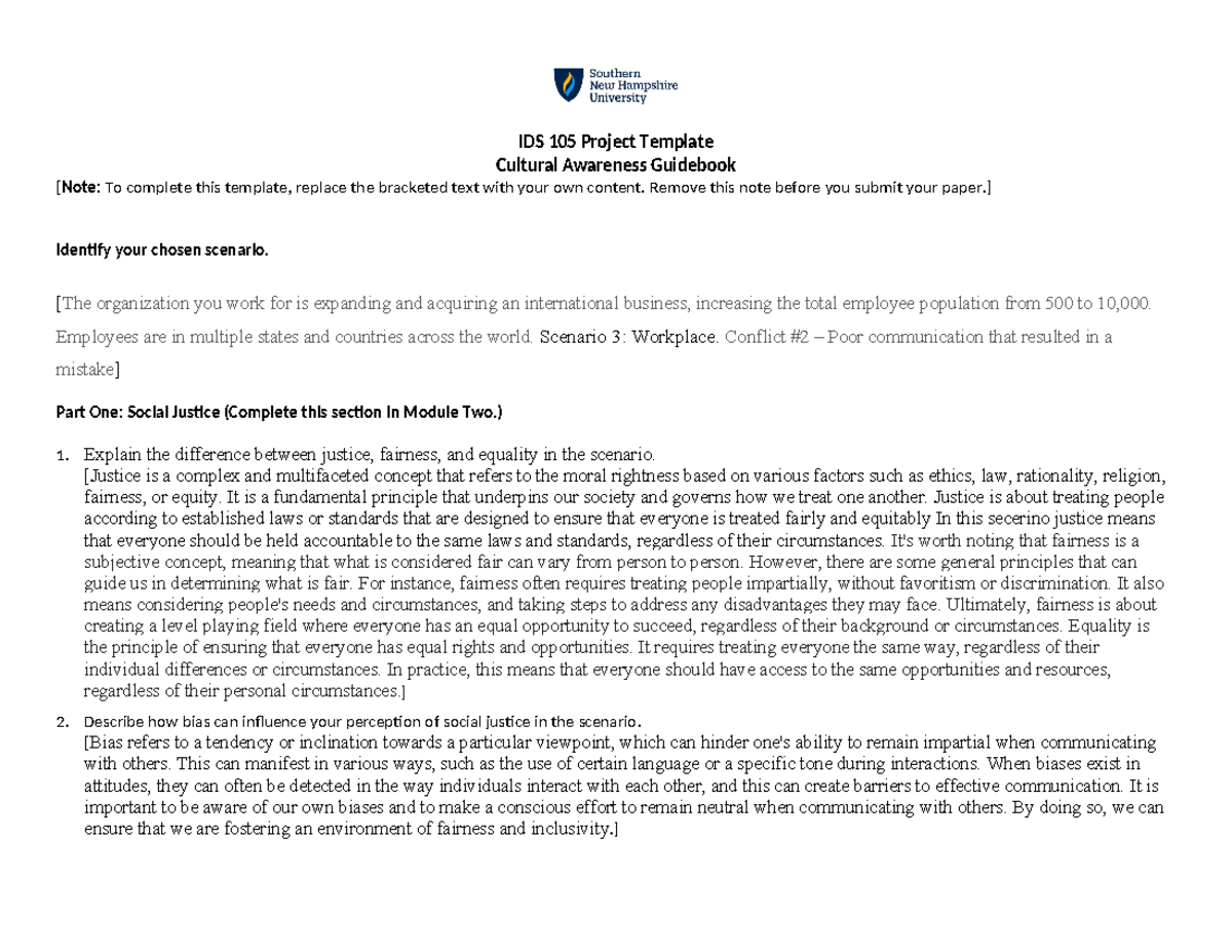 IDS 105 Project Final project - IDS 105 Project Template Cultural ...