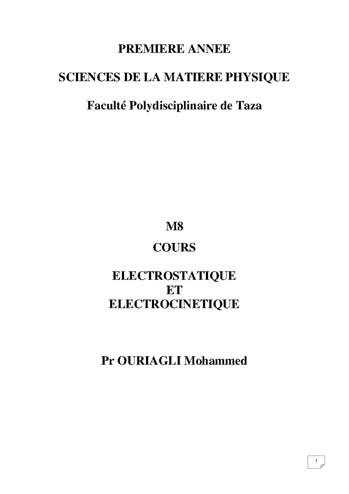 Electrostatique et Electrocinétque dd16555 dc2186f0e7937bdc64e872032 ...