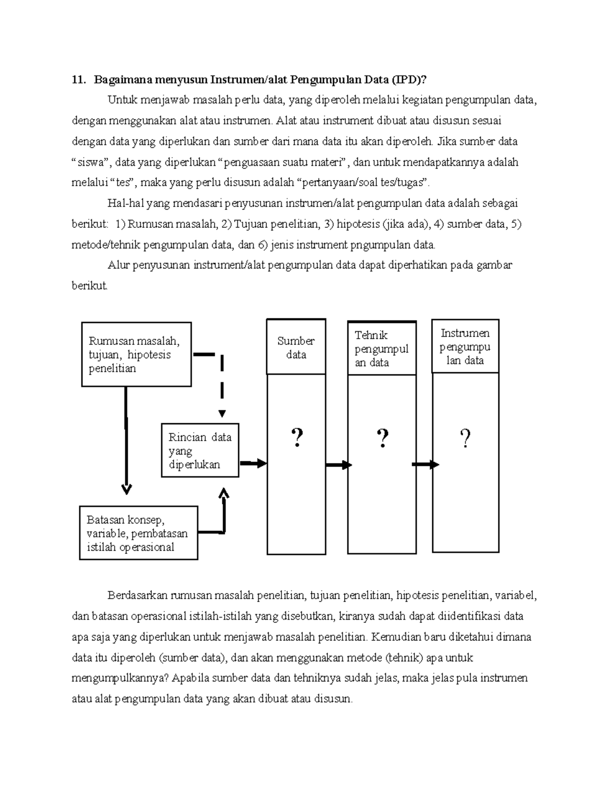 Menyusun instrumen - Tugas Kuliah - Bagaimana menyusun Instrumen/alat Pengumpulan Data (IPD ...