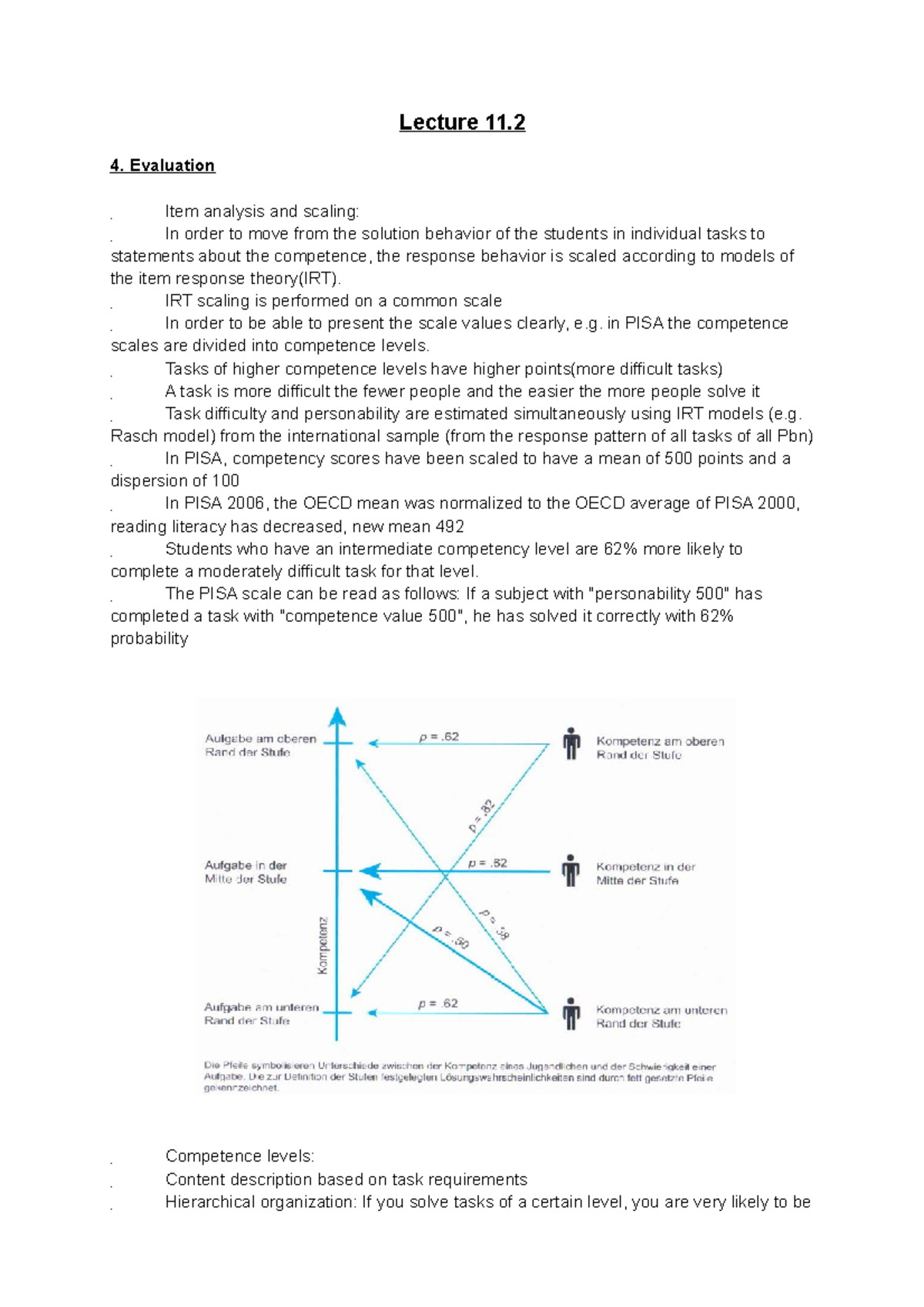 Lecture 11.2 - Evaluation of interventions - Lecture 11. Evaluation Item analysis and scaling ...