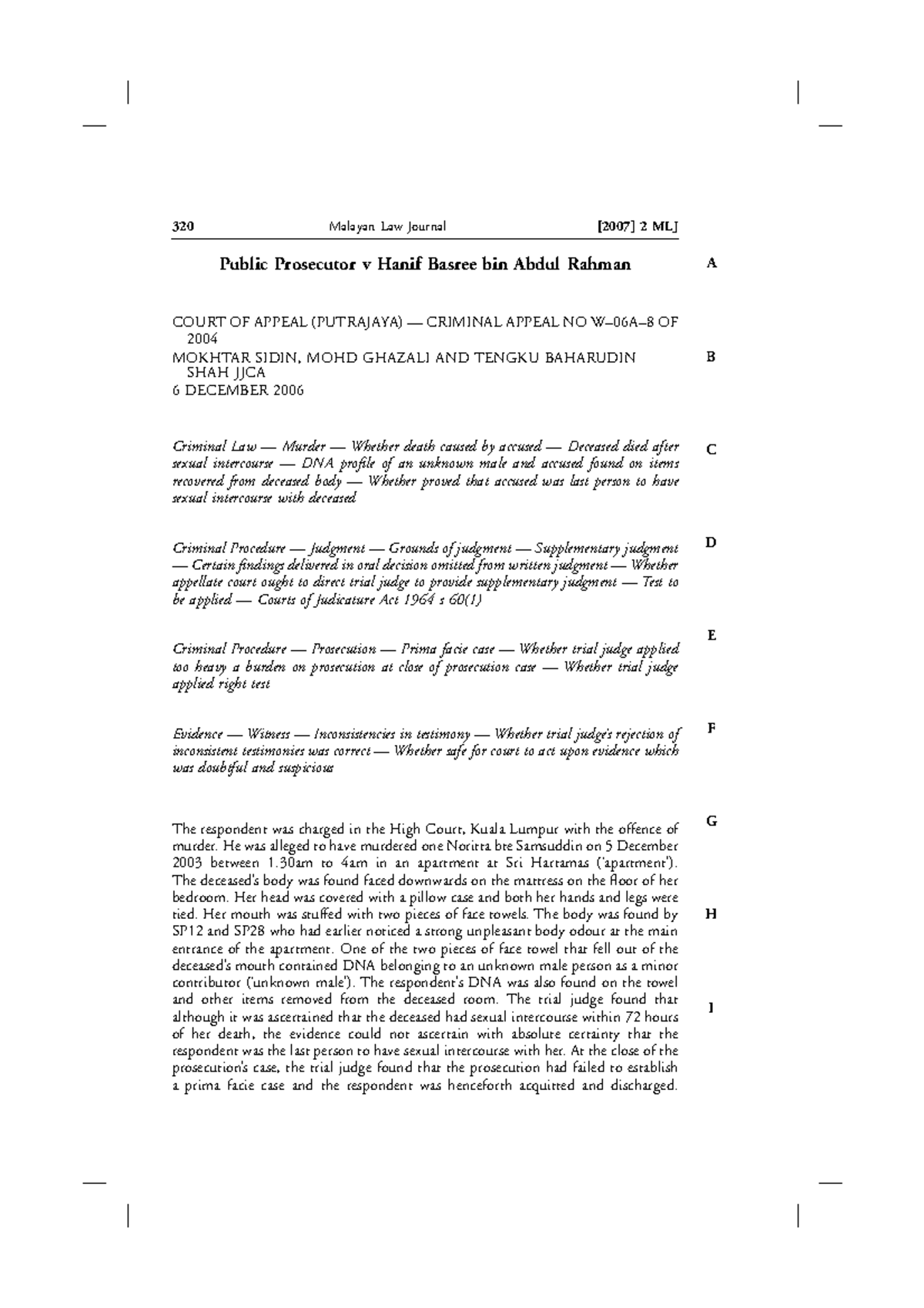 COA- s 354 & 377D - criminal law case - Public Prosecutor v Hanif ...