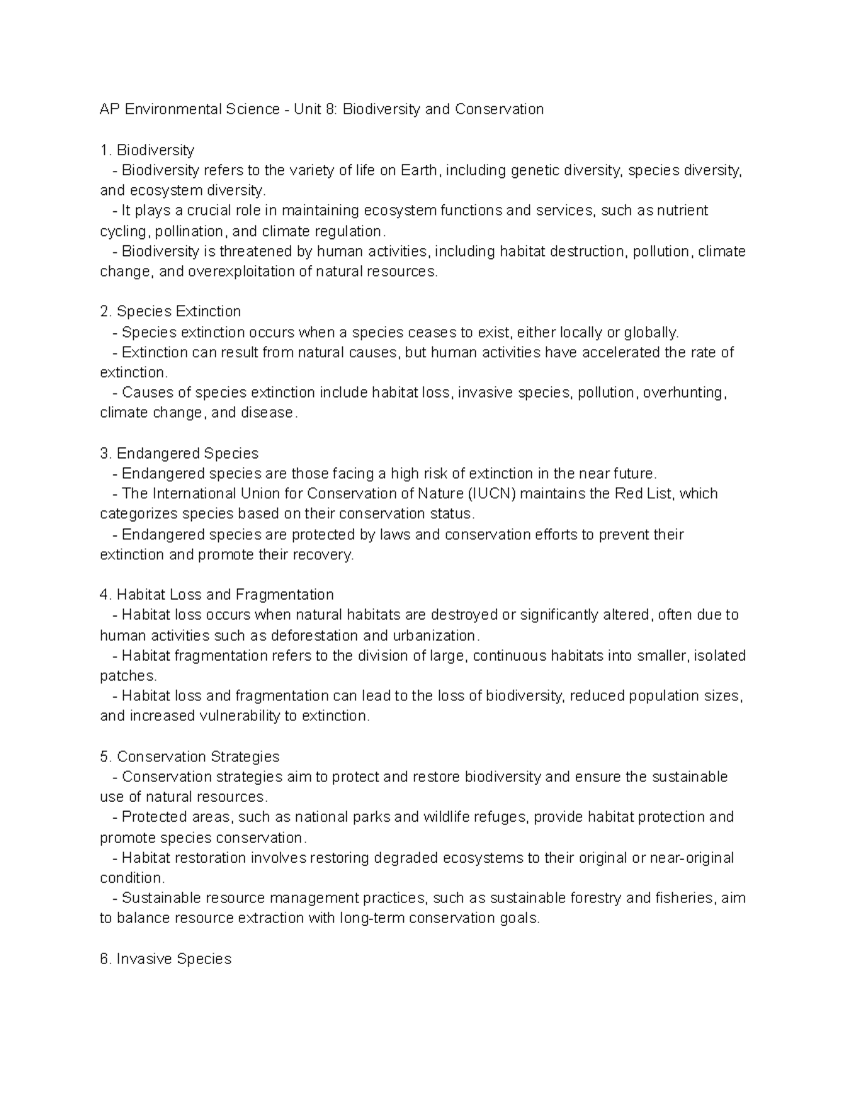 APES 8 - Brief overview of topics covered in AP Environmental Science ...