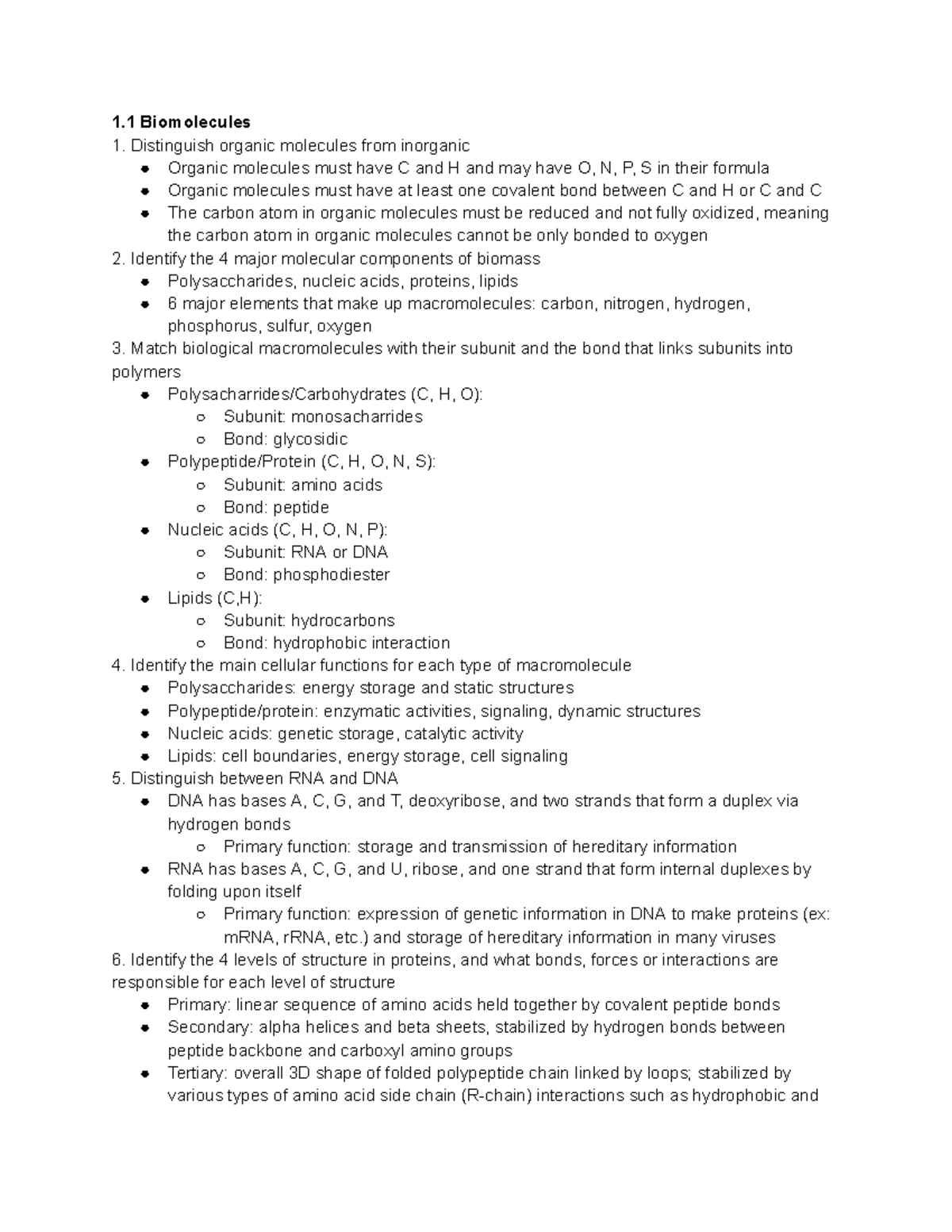 Biomolecules Are Inorganic Molecules at Jane Hankerson blog