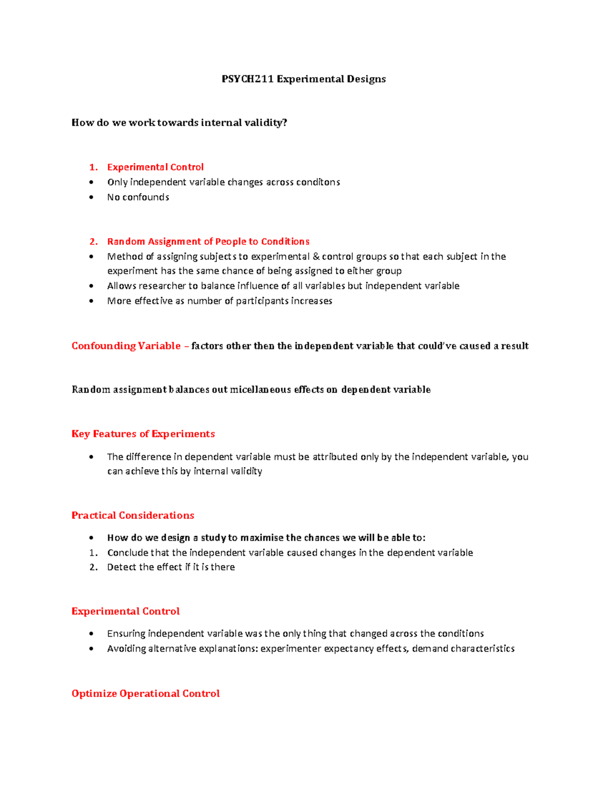 PSYCH211 Experimental Designs - Warning: TT: undefined function: 32 Warning: TT: undefined ...