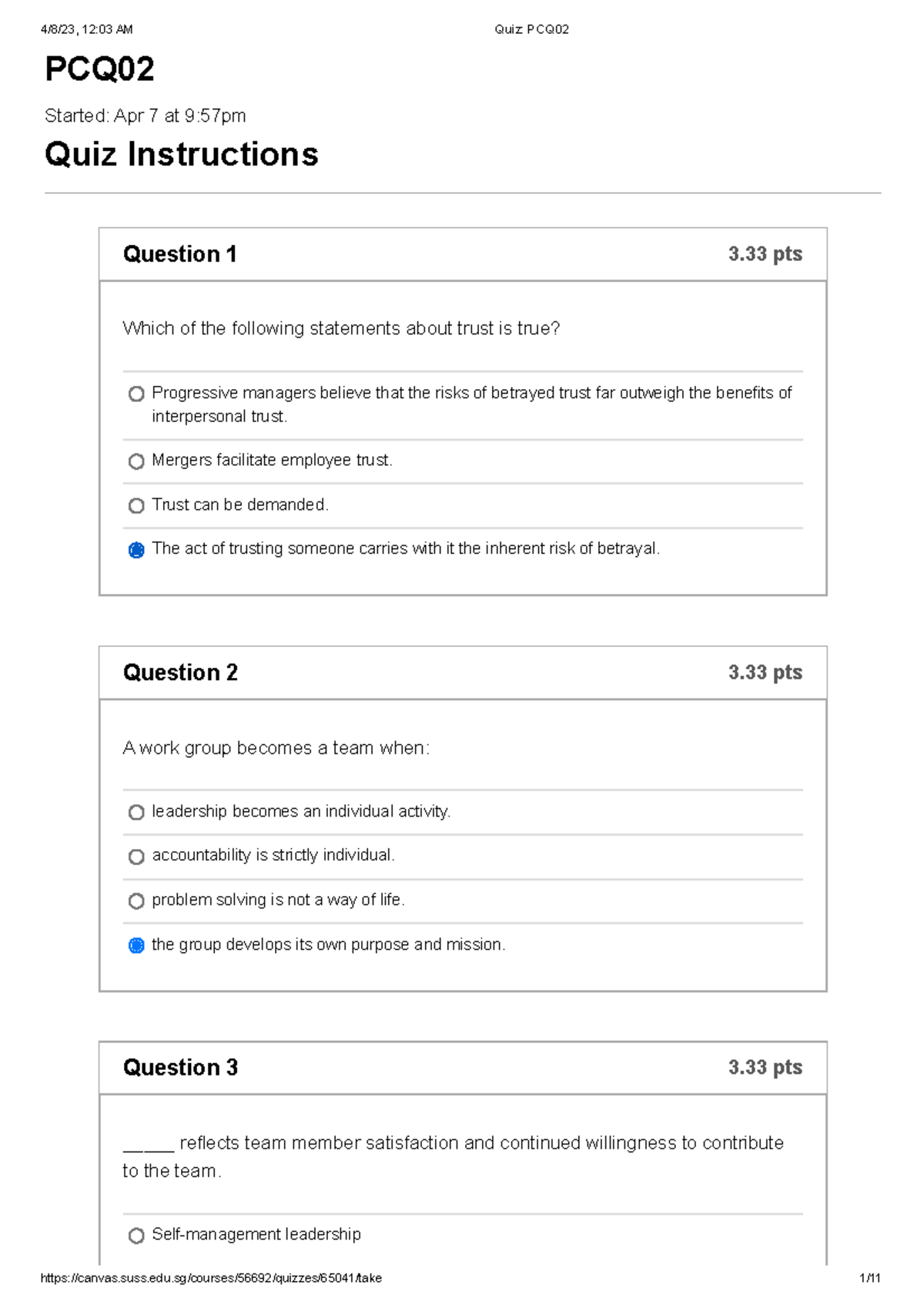 Quiz PCQ02 - PCQ Started: Apr 7 at 9:57pm Quiz Instructions Question 1 ...