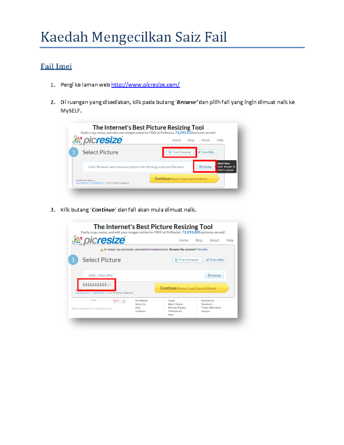 Kaedah Mengecilkan Saiz Fail My SELF v2 - Kaedah Mengecilkan Saiz Fail ...