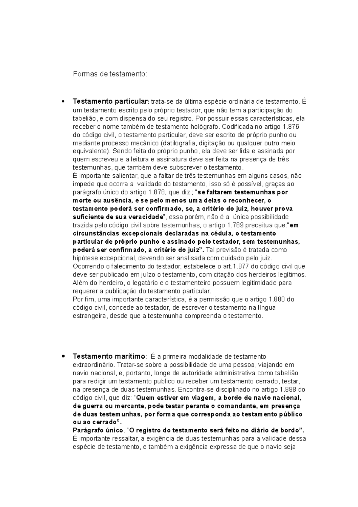 Formas de testamento - Novo Curso De Direito Civil 1 - Parte Geral ...