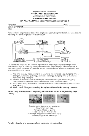 NRP -Q1-Week1 - NRP - LESSON SCRIPT School Grade and Section Name of ...