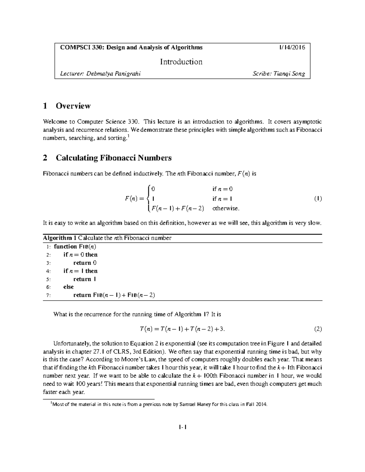 Summary - lecture 1-7 - Together the lecture notes summarize the course ...