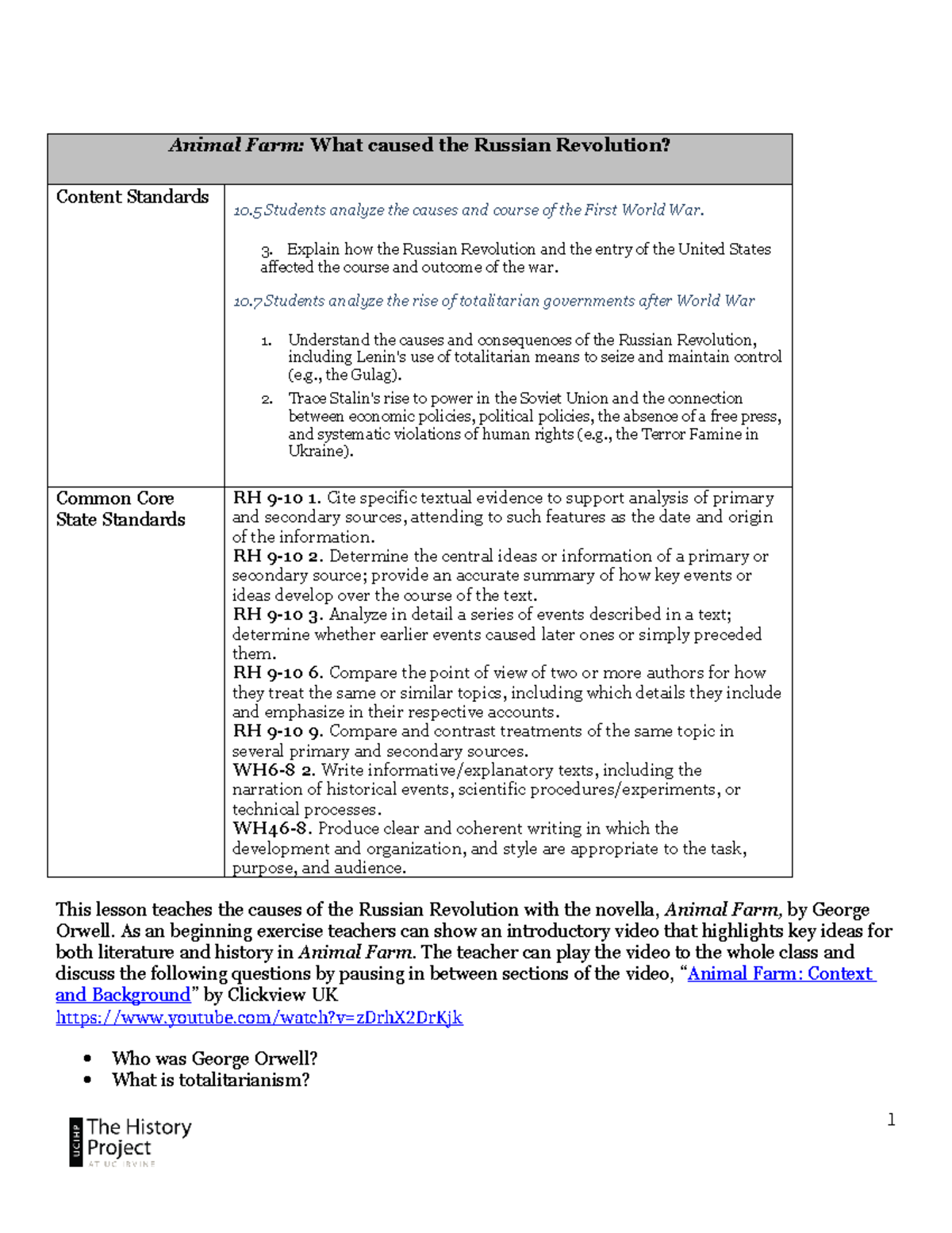 10 Using-Animal-Farm-to-teach-What-caused-the-Russian-Revolution ...