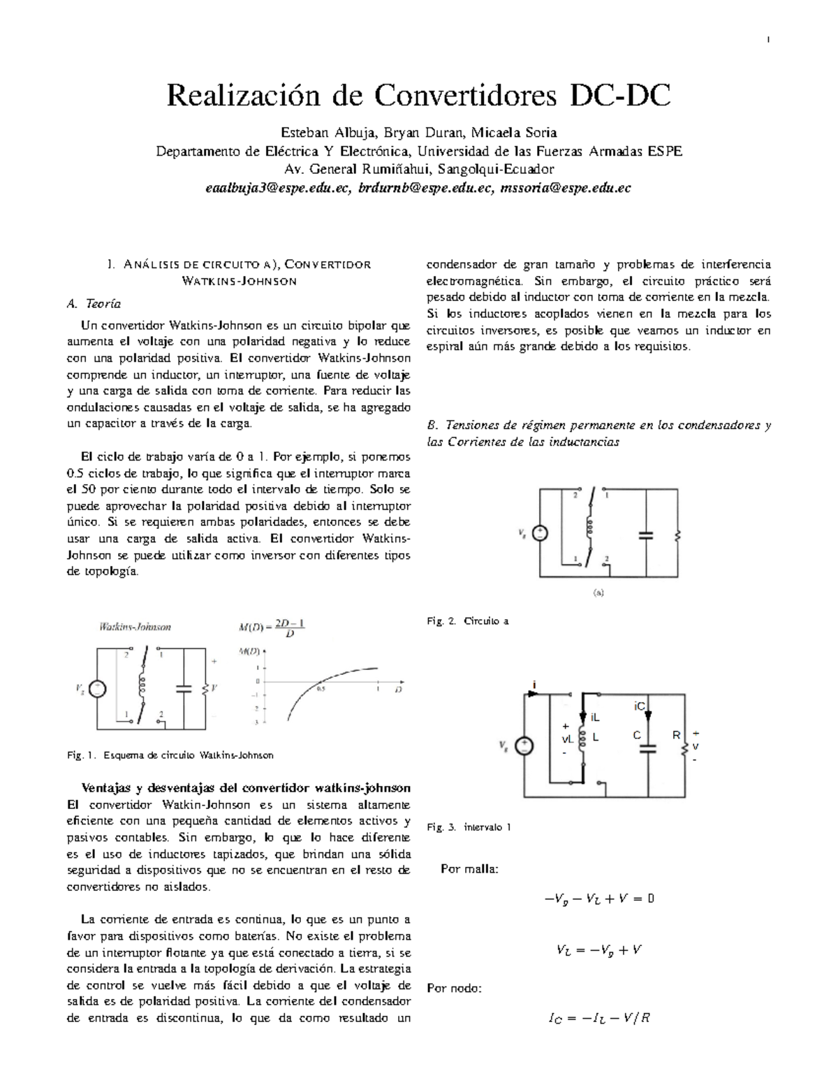 Convertidores DC- DC - Realizaci ́on de Convertidores DC-DC Esteban ...