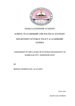 Mesfin Assefa Tekelie - ghhhd - THE EFFECTS OF MONITORING AND ...