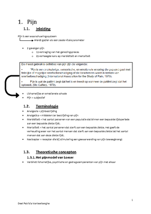 Oplossing uitwerking verpleegproblemen volgens de PES of PR structuur ...