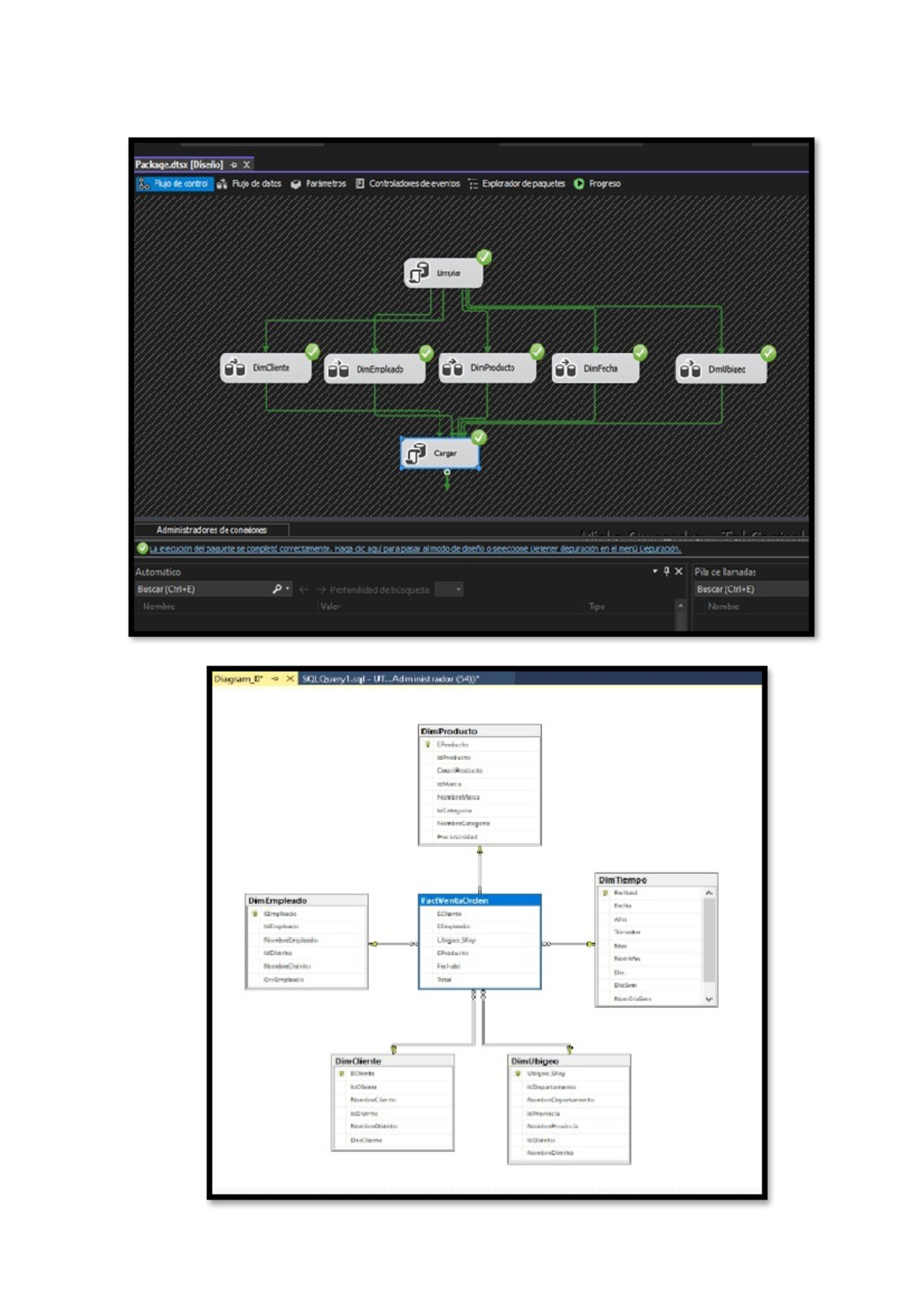 ETL trabajo para puntos - Package Flujo de control Flujo de datos ...