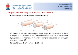 L16 Deflection examples and theory of superposition rev - MSY 310 - Studocu