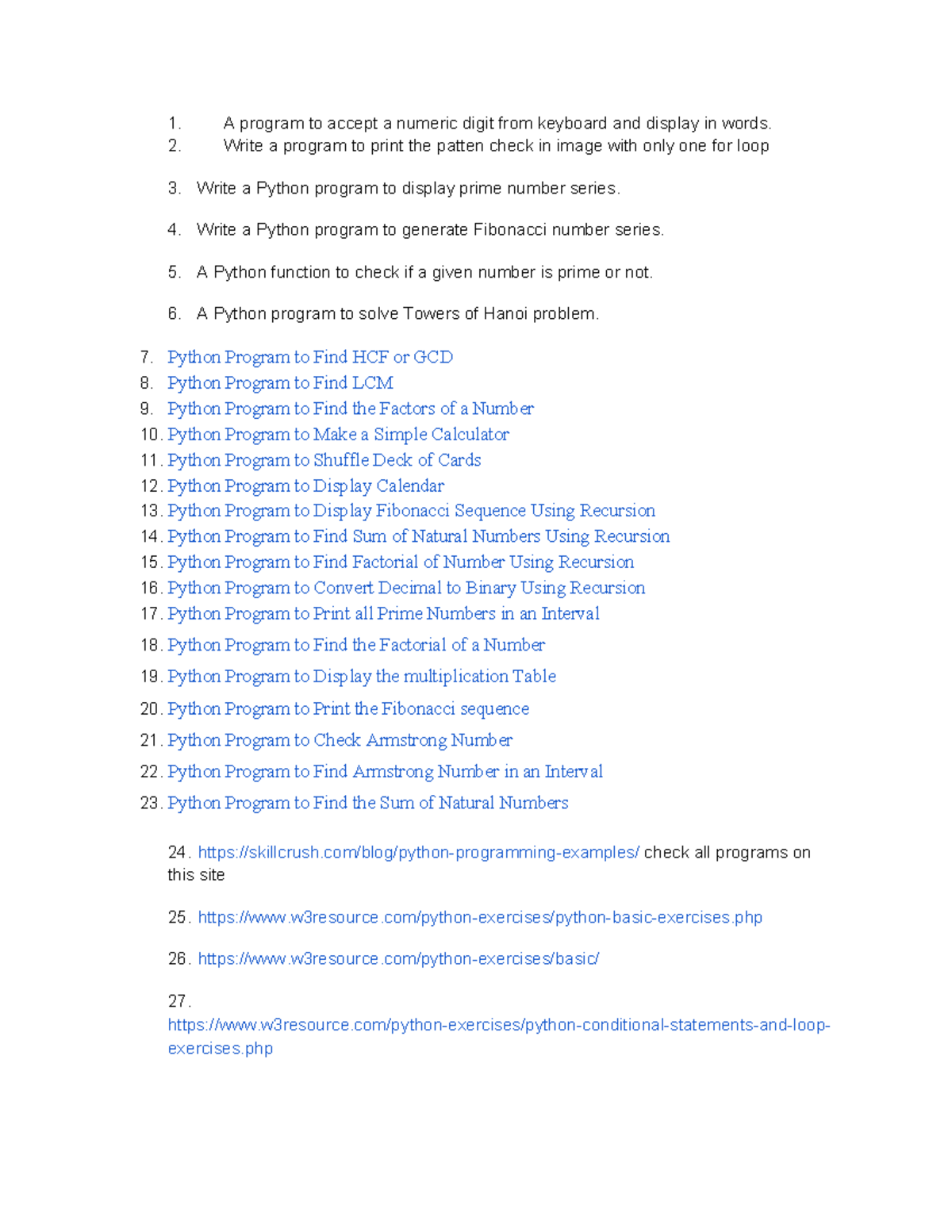 Program unit1 - A program to accept a numeric digit from keyboard and ...