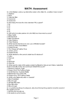 Mas 3 - Practice questions for Chapter 3: Cost Analysis (multiple ...