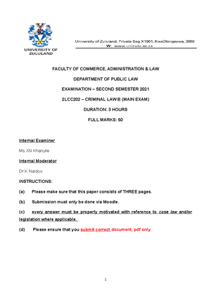 PLEA Explanation IN Terms OF S115 - LCCL201 - Studocu