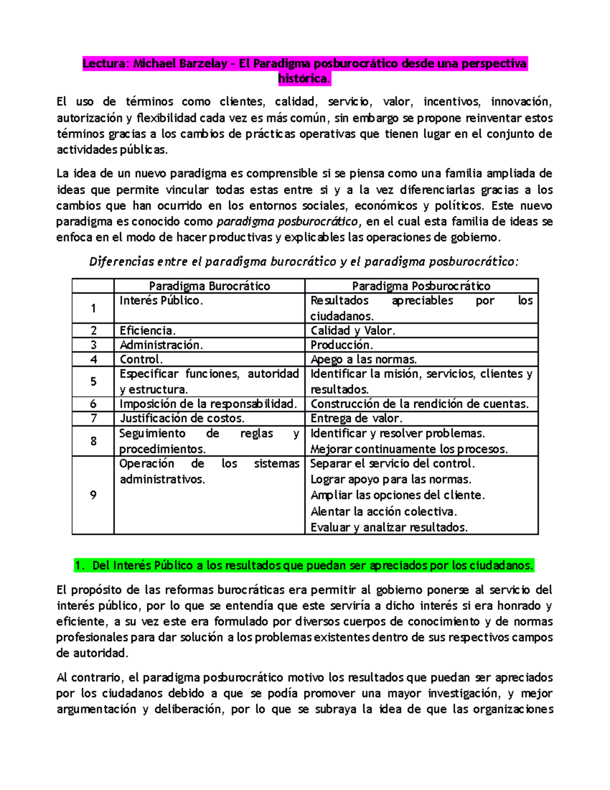 Resumenes Lecturas - Parcial Final - Administración. - Lectura: Michael ...