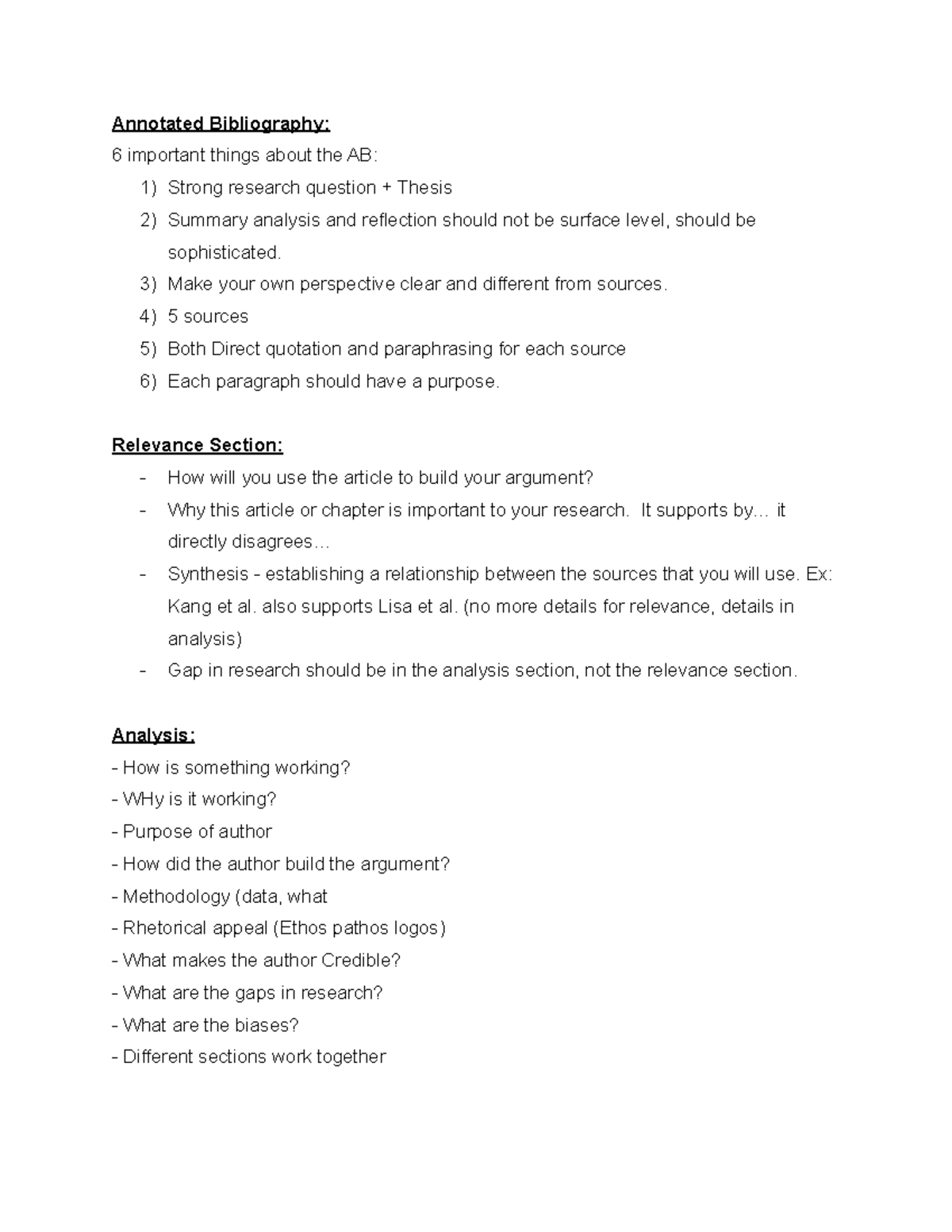 Annotated Bibliography Notes - Annotated Bibliography: 6 important ...