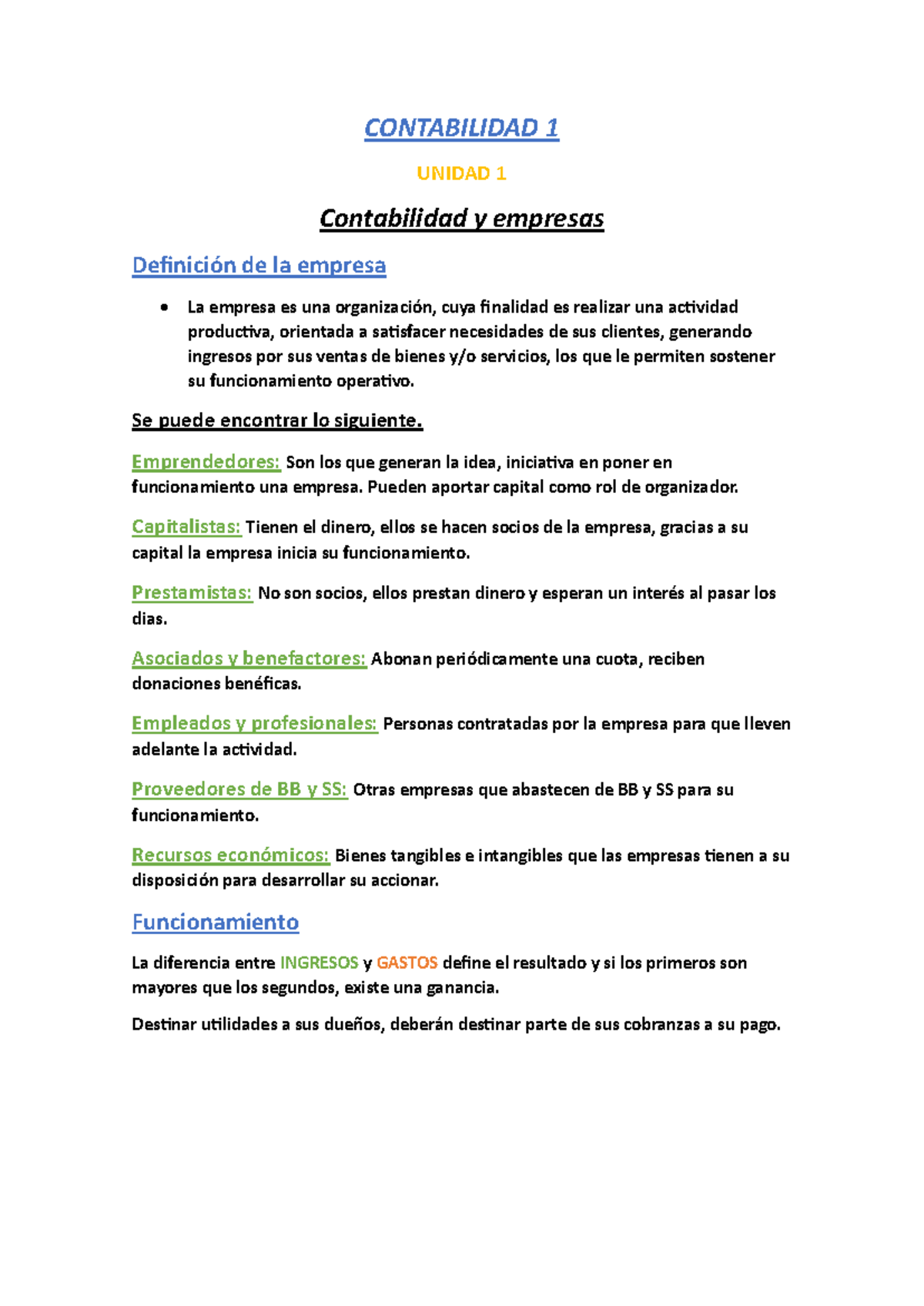 Resumen super mega pro anashe uwu 123 - CONTABILIDAD 1 UNIDAD 1 Contabilidad y empresas ...