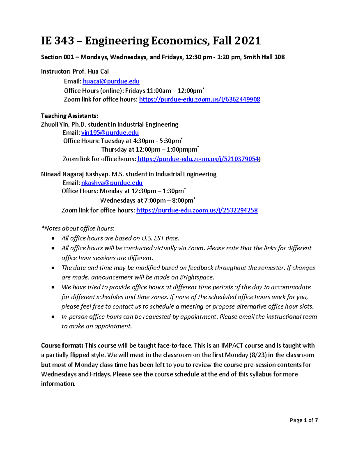IE 343 Engineering Economics Fall 2021 - Studocu